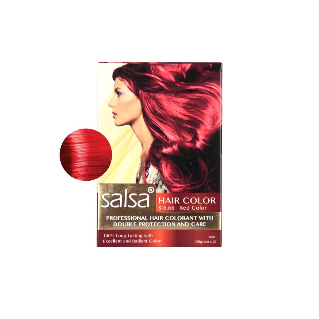 SALSA Hair Color Indonesia / Cat Rambut Permanen 60g / Professional ...