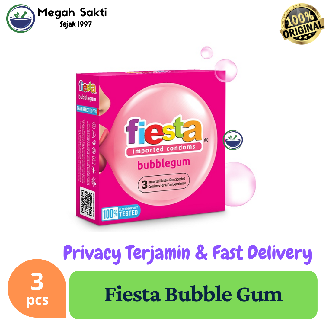 Kondom Sutra Fiesta Bubble Gum Isi 3's | Lazada Indonesia
