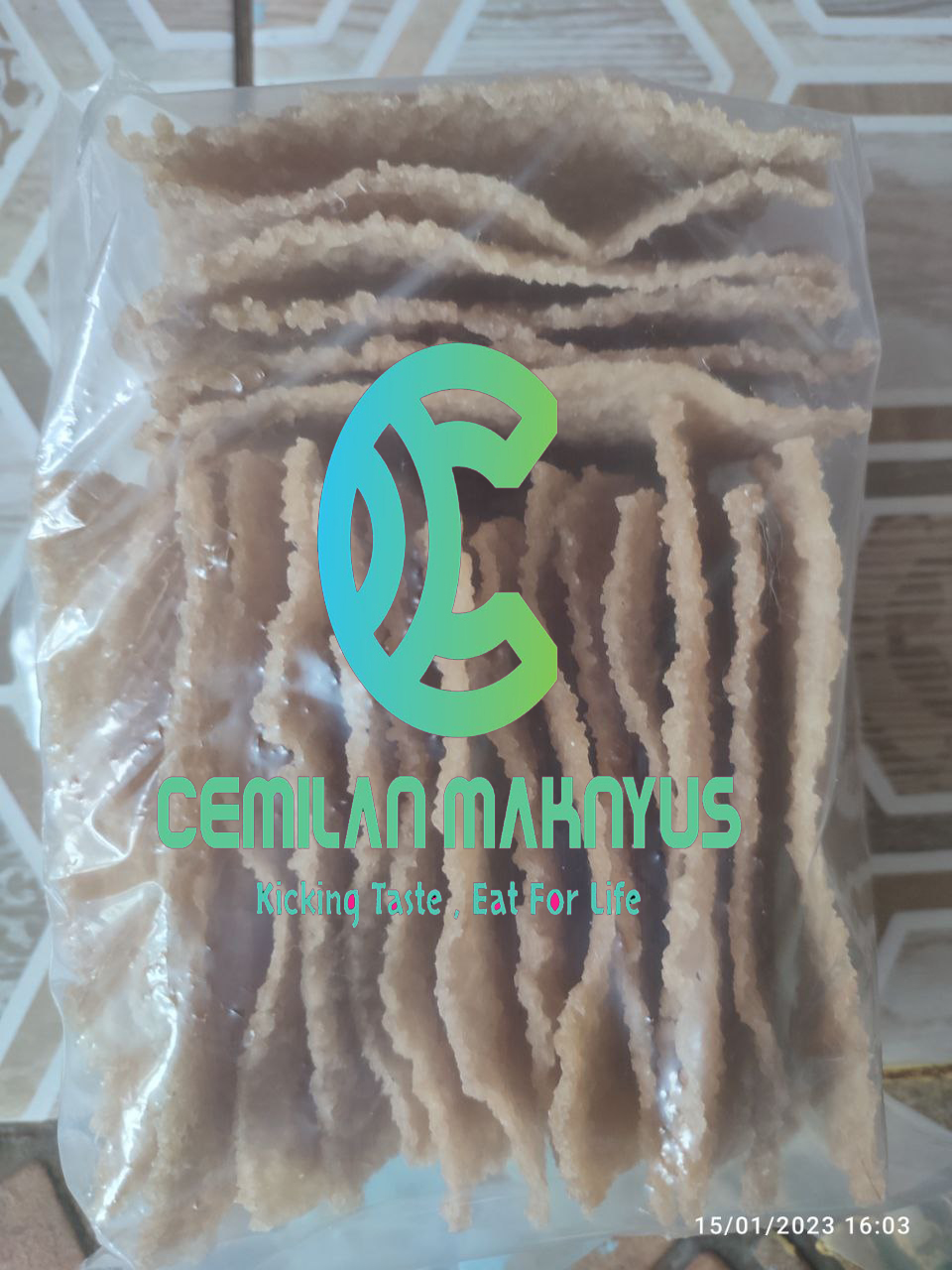 Kerupuk Gendar atau Kerupuk Puli renyah 250 gram mentah , digoreng ...