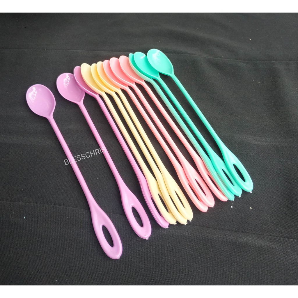 SENDOK Plastik Merk Ivan 1 LUSIN | Lazada Indonesia