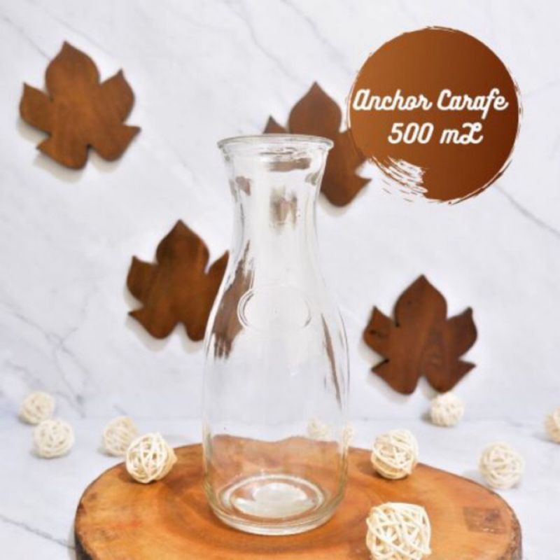 CARAFE TW 500ML 1000ML / PITHCER CAFE / ANCHOR WATER KARAFF/ GELAS JUS ...