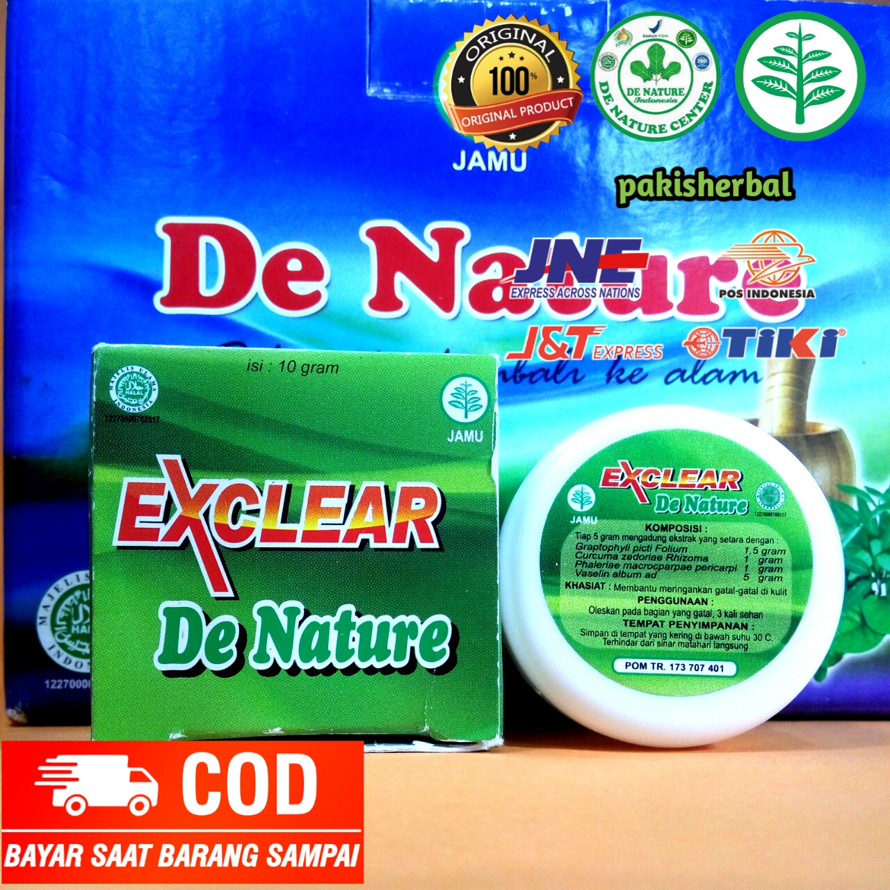 Salep Exclear Denature Salep Gudig Salep Gatal Dikulit Eksim Basah Dan ...