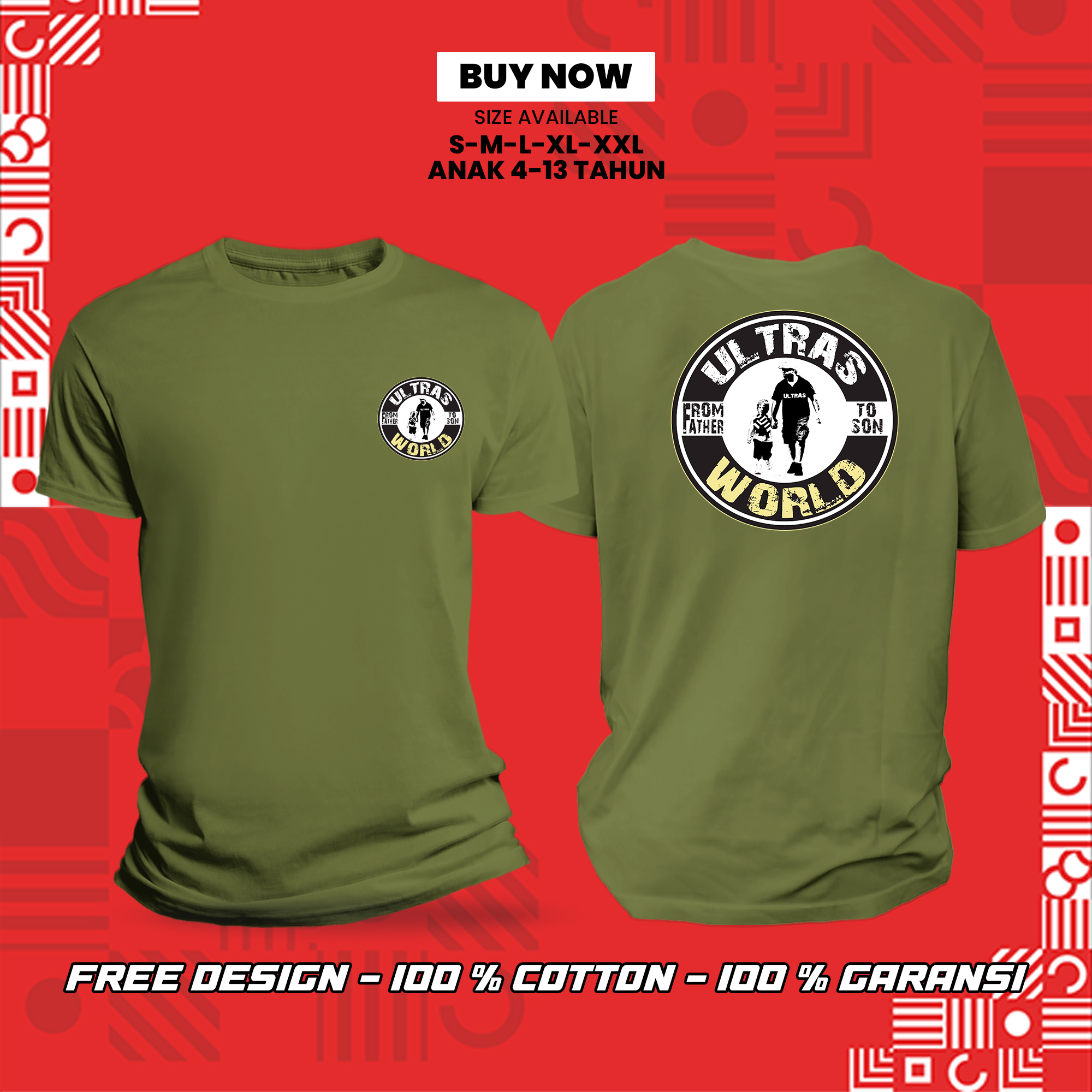 Baju Ultras Garuda Indonesia - Kaos Distro Ultras World Baju Tshirt ...