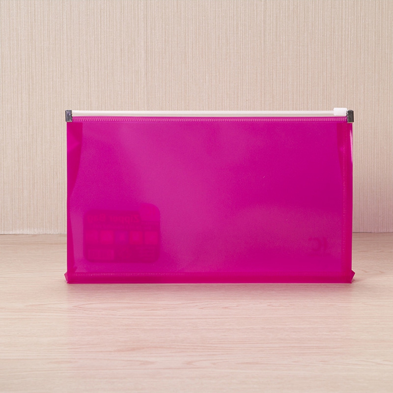 10 Packs Plastic Zip Envelopes Letter Size Holder File Document Receipt ...