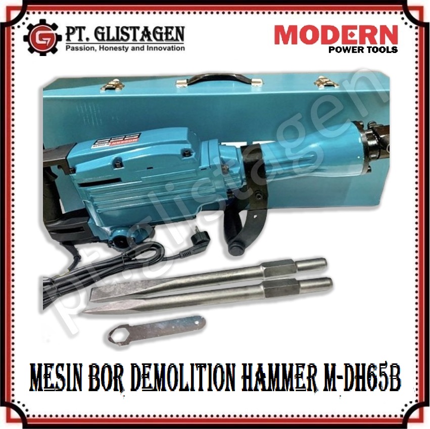 MODERN DH65B Demolition Hammer Mesin Bor Bobok Jack Hammer Bobok Tembok ...
