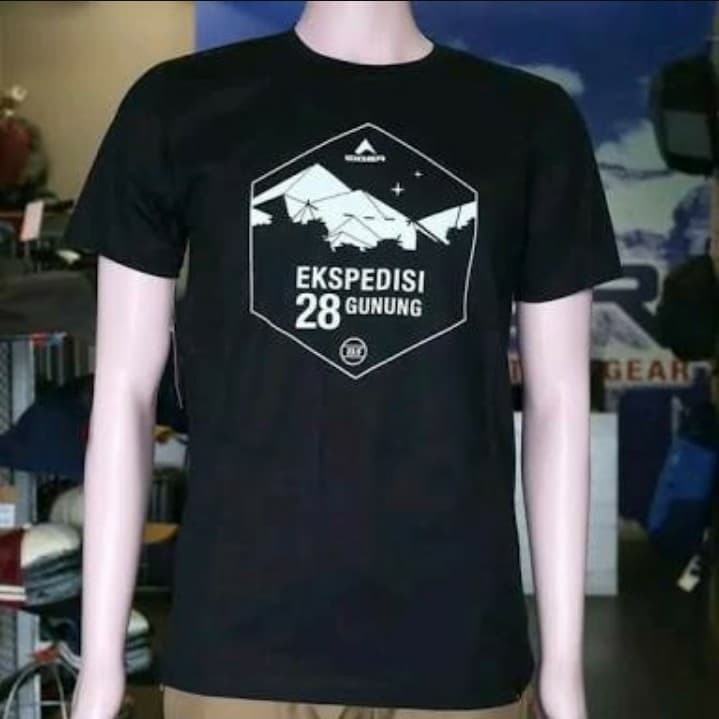 Eiger Kaos 28 Gunung List - Black | Lazada Indonesia