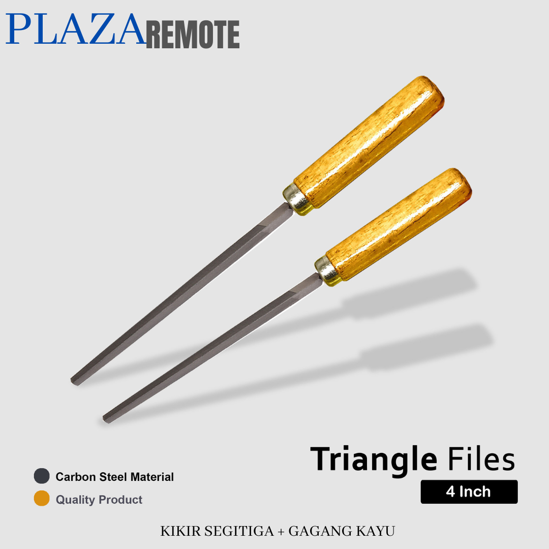 KIKIR GAGANG KAYU SEGITIGA ASAH 4 INCH GAGANG KAYU | Lazada Indonesia
