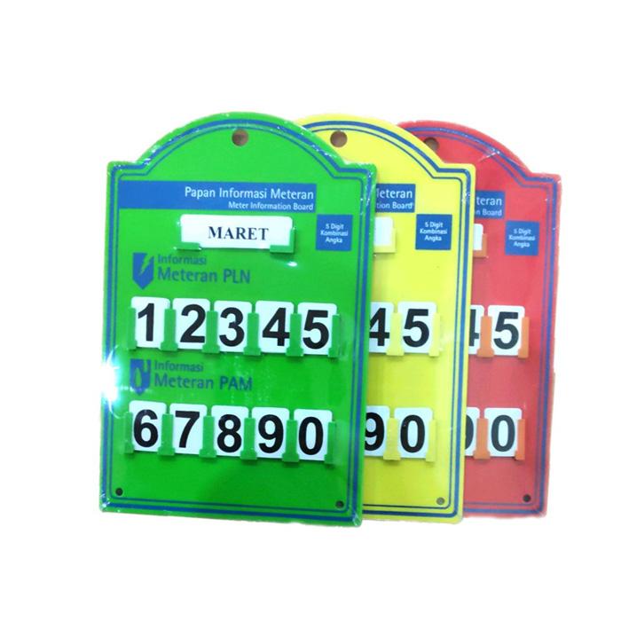Kenmaster Papan Stand Meter PLN PAM (Warna Random) | Lazada Indonesia
