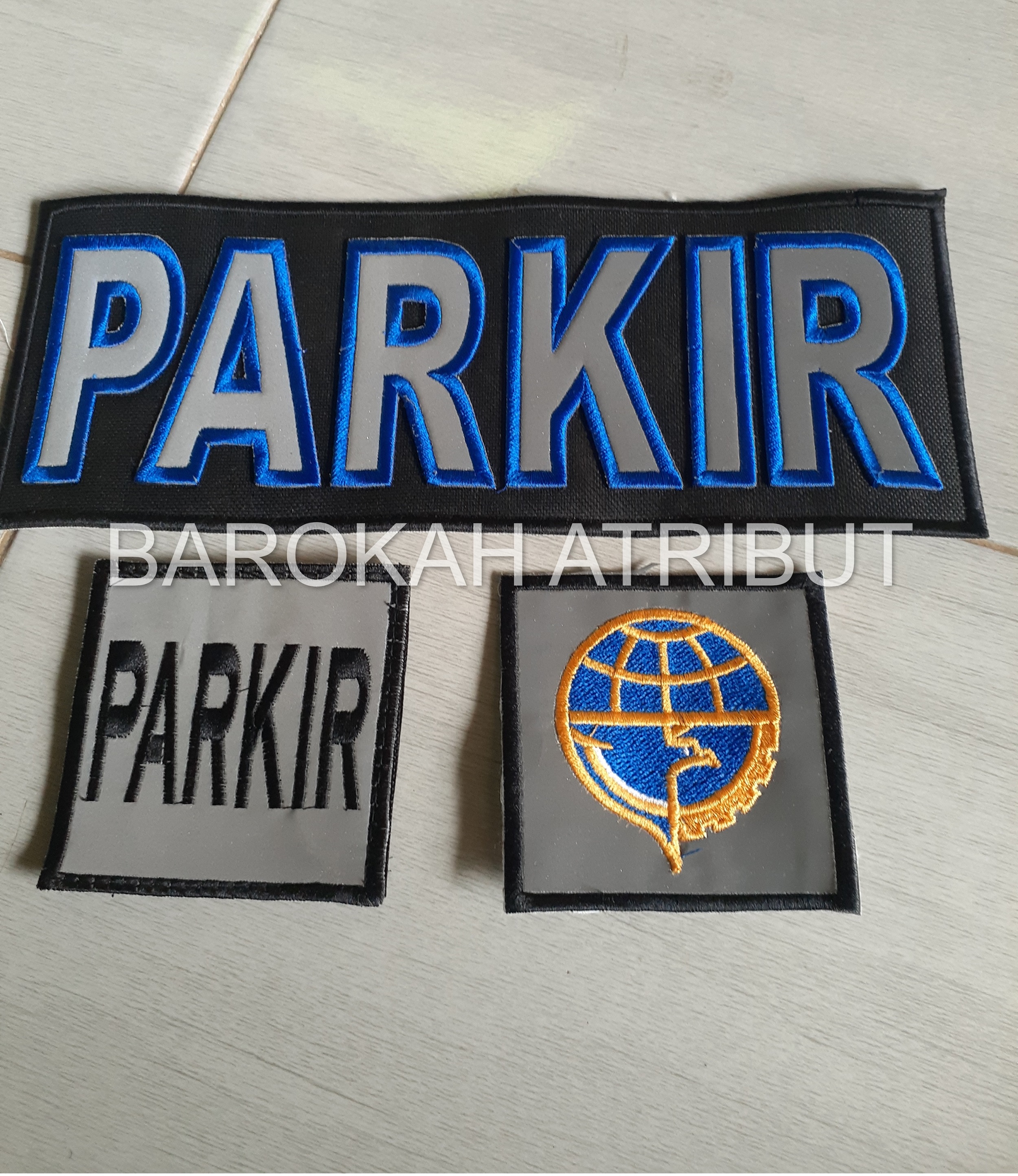 LOGO BORDIR PARKIR SATU SET LOGO BORDIR PEREKAT | Lazada Indonesia