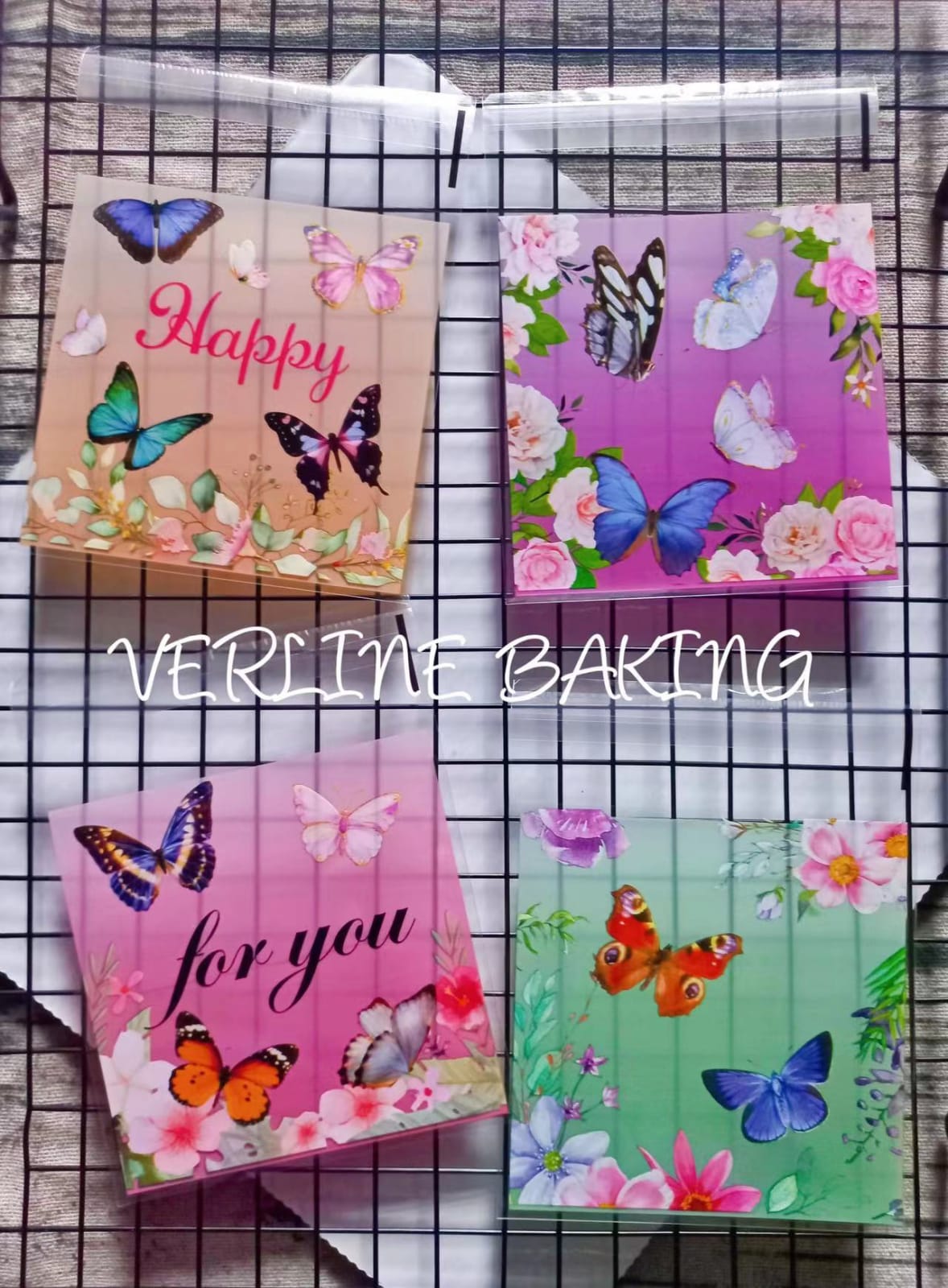 50 PCS PLASTIK KEMASAN KUE PLASTIK PIE PLASTIK PIE SUSU PLASTIK KEMASAN ...