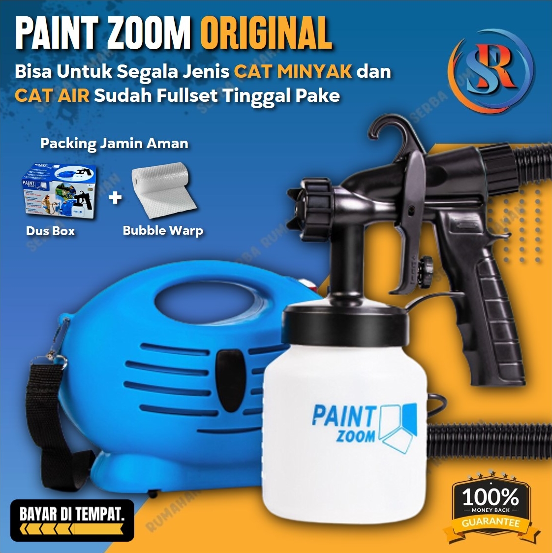 Kompresor Mini Untuk Cat Buat Cat Komplit Tinggal Pake / Semprotan Cat ...