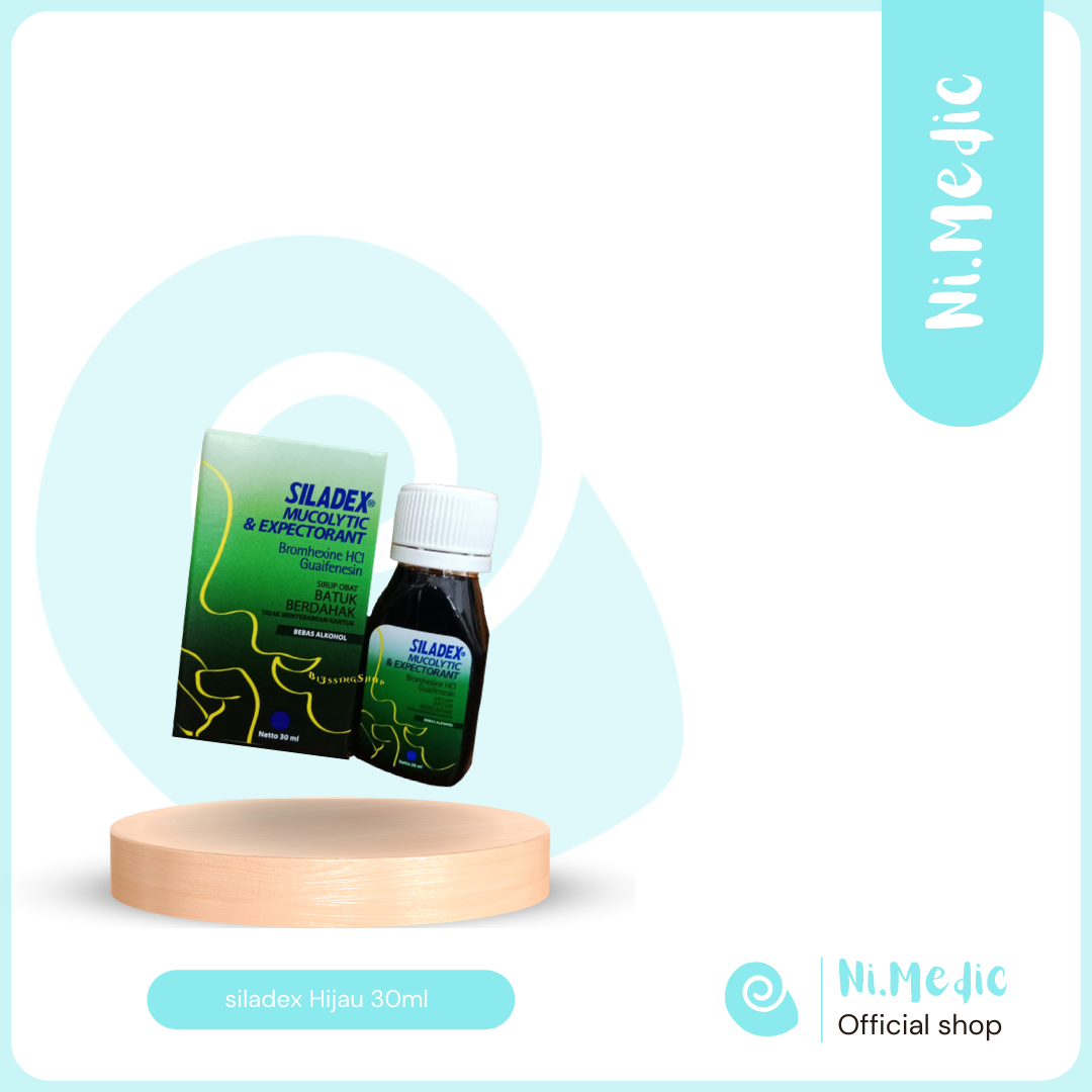 SILADEX HIJAU EXPECTORANT 30 ML | Nimedic | Obat batuk Berdahak Dewasa ...