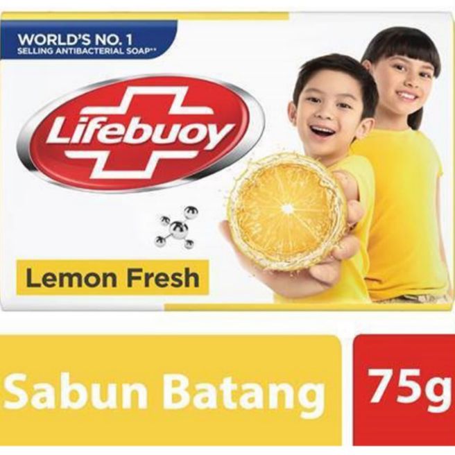 LIFEBUOY SABUN MANDI BATANG LEMON FRESH 75 GR | Lazada Indonesia