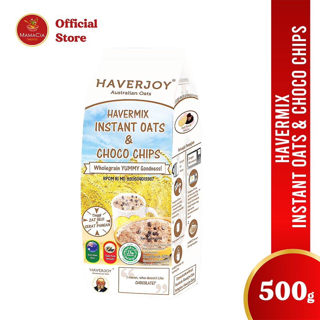 Haverjoy Oatmeal Hovermout Instant Oats 500 gr | Lazada Indonesia