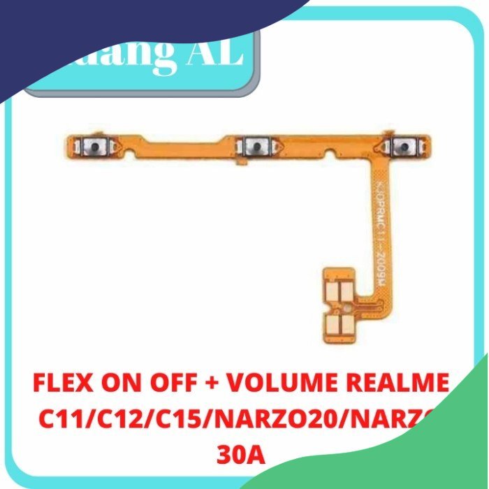 FLEXIBLE FLEXI ON OFF VOLUME REALME C11/C12/C15/NARZO 20/NARZO 30A ready | Lazada Indonesia