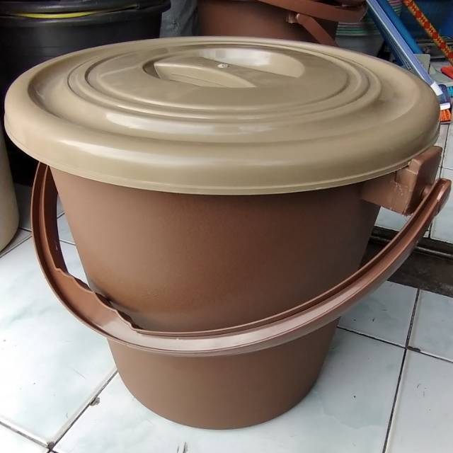 TIMBA EKSLUSIF WARNA COKLAT DIAMETER 33 CM | Lazada Indonesia