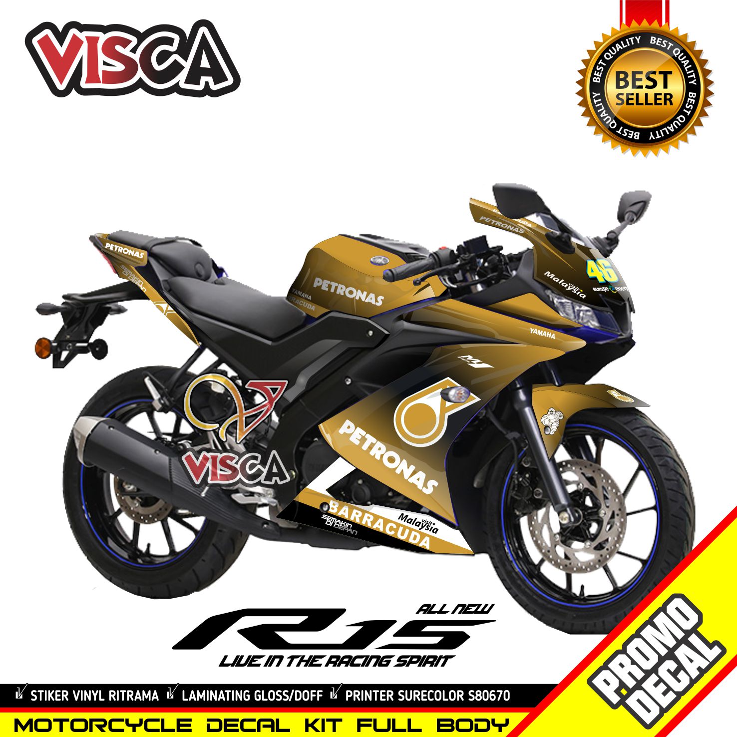Decal R15 V3 Full Body Keren Stiker R15 V3 Full Body Keren Striping R15 ...