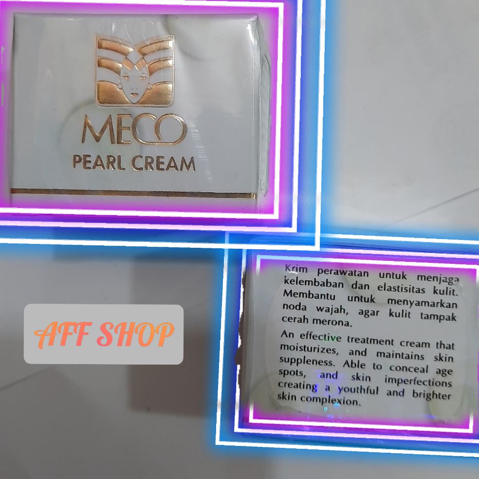 Meco Pearl Cream original 12g cream Pelembab Wajah | Lazada Indonesia