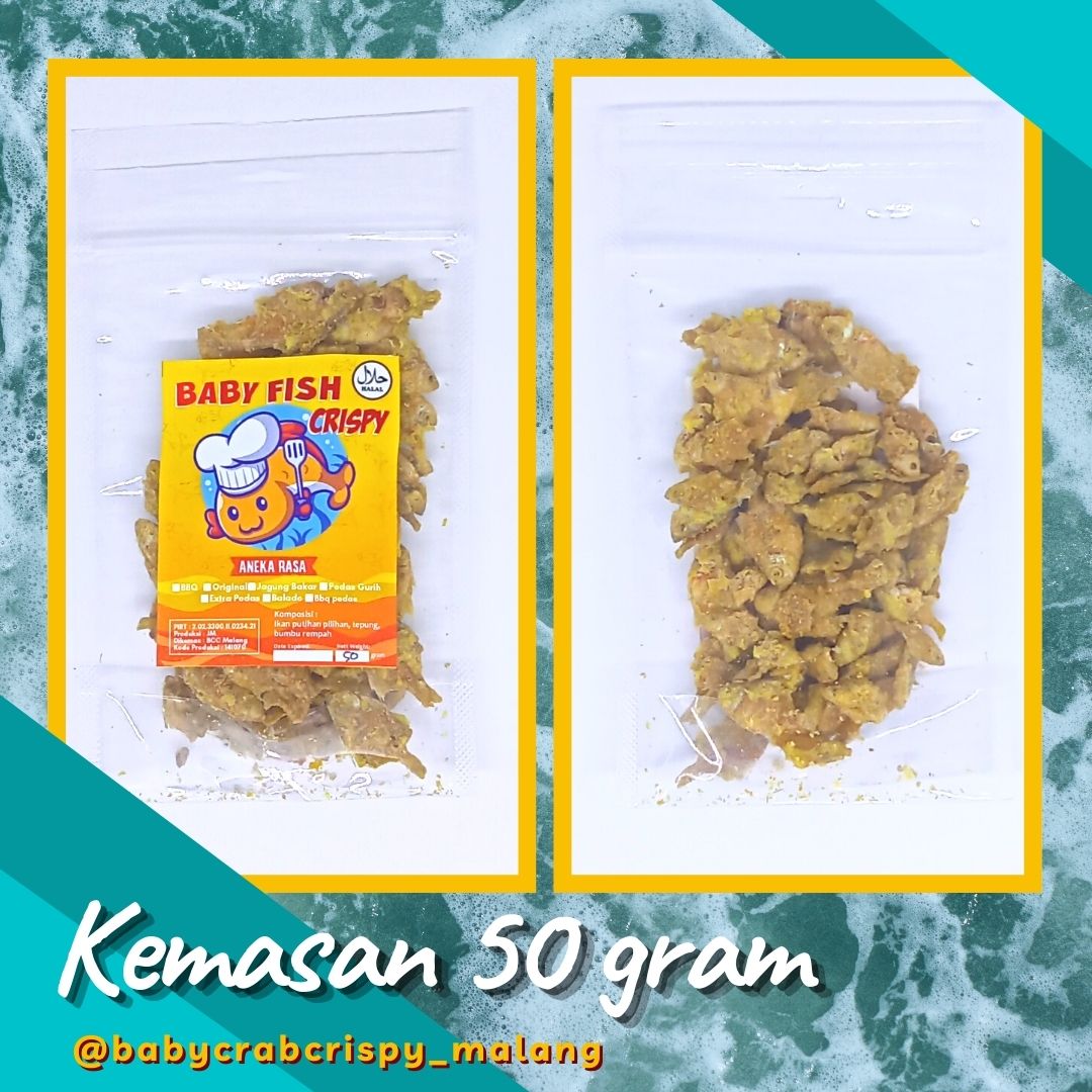 Baby Fish Crispy - Cemilan / Lauk Ikan Krispi - 50 gr | Lazada Indonesia