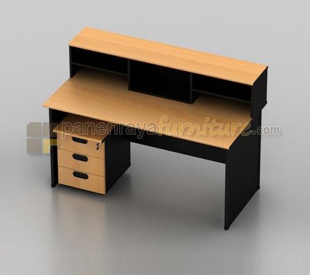 MEJA RECEPTIONIST 120 UNO DENGAN 3 LACI DORONG | Lazada Indonesia