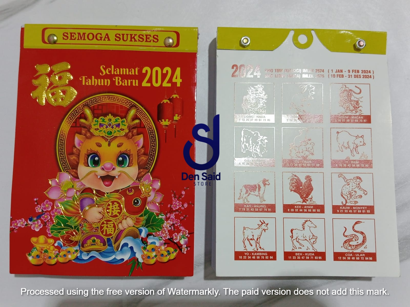 KALENDER HARIAN SOBEK 2024 UKURAN SEDANG | Lazada Indonesia