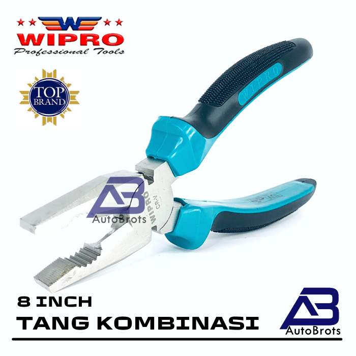 WIPRO Tang Kombinasi 8 Inch CR-V / Combination Pliers 8" | Lazada Indonesia