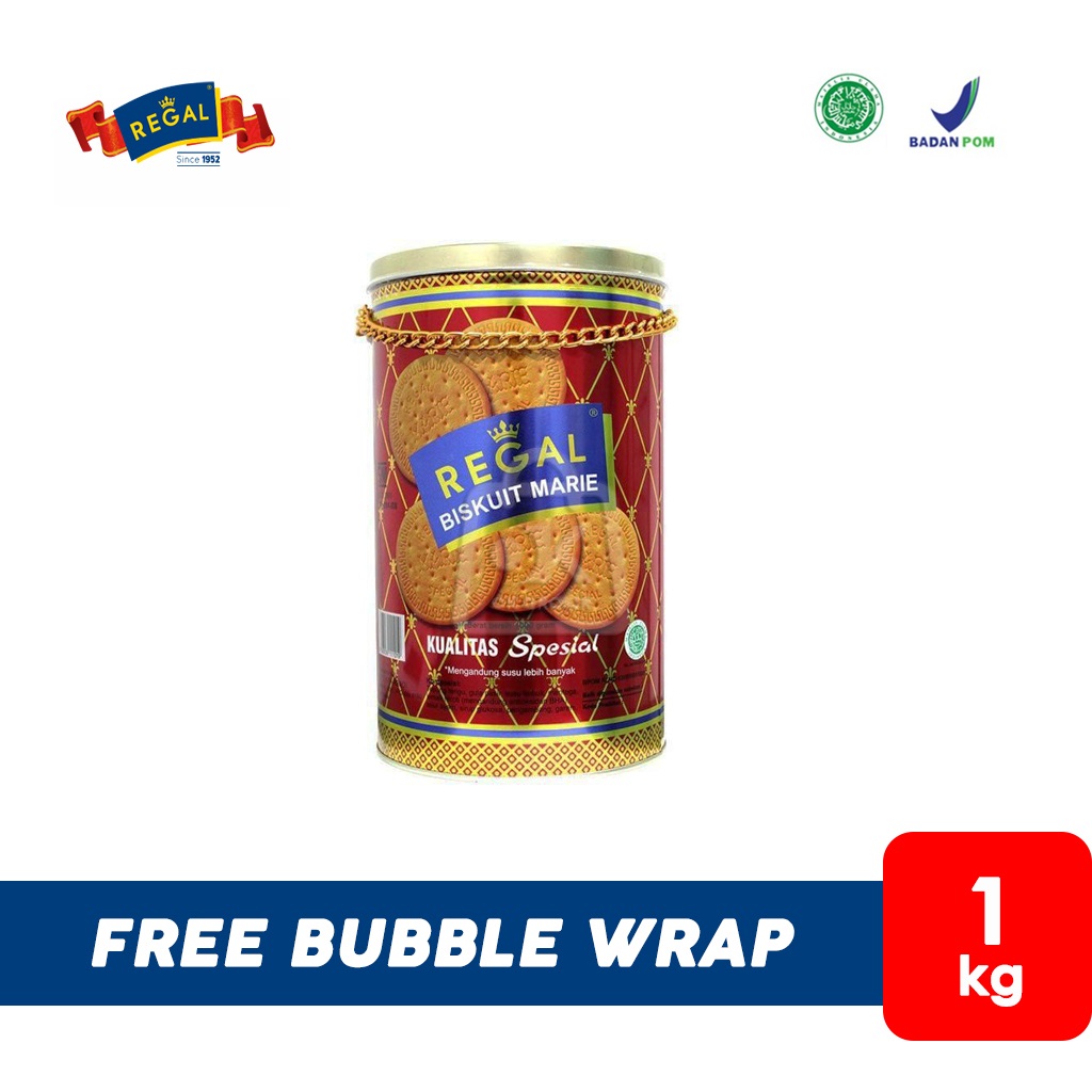 (Kaleng 1 Kg) Regal Marie Biscuit SPECIAL / Biskuit Regal | Lazada ...