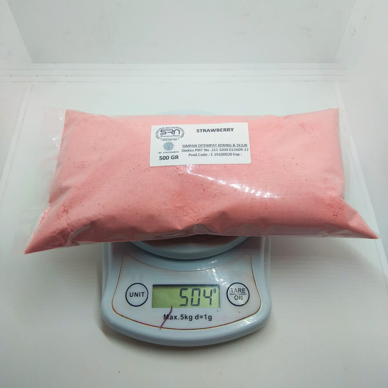 BUMBU TABUR RE-PACK 500 GR RASA STRAWBERRY, COCOK UNTUK POPCORN, KRIPIK ...