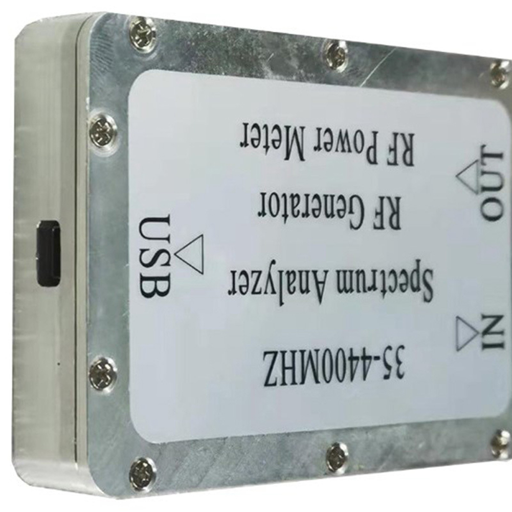 35~4400MHz Spectrum Analyzer Simple Signal Source Power Meter Aluminum ...