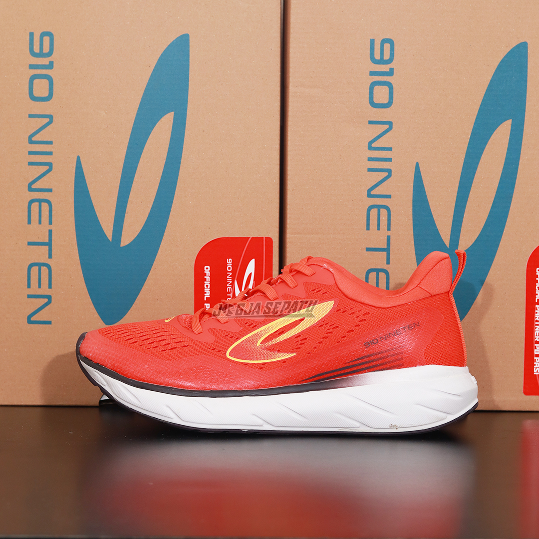 910 Nineten Sepatu Running Takashi Run - Jingga/Biru-Tua/Kuning ...