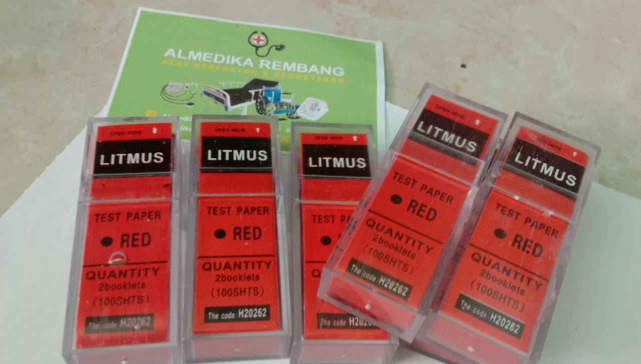 Kertas Litmus Lakmus Merah Dan Biru 1 Isi 100 Strip | Lazada Indonesia