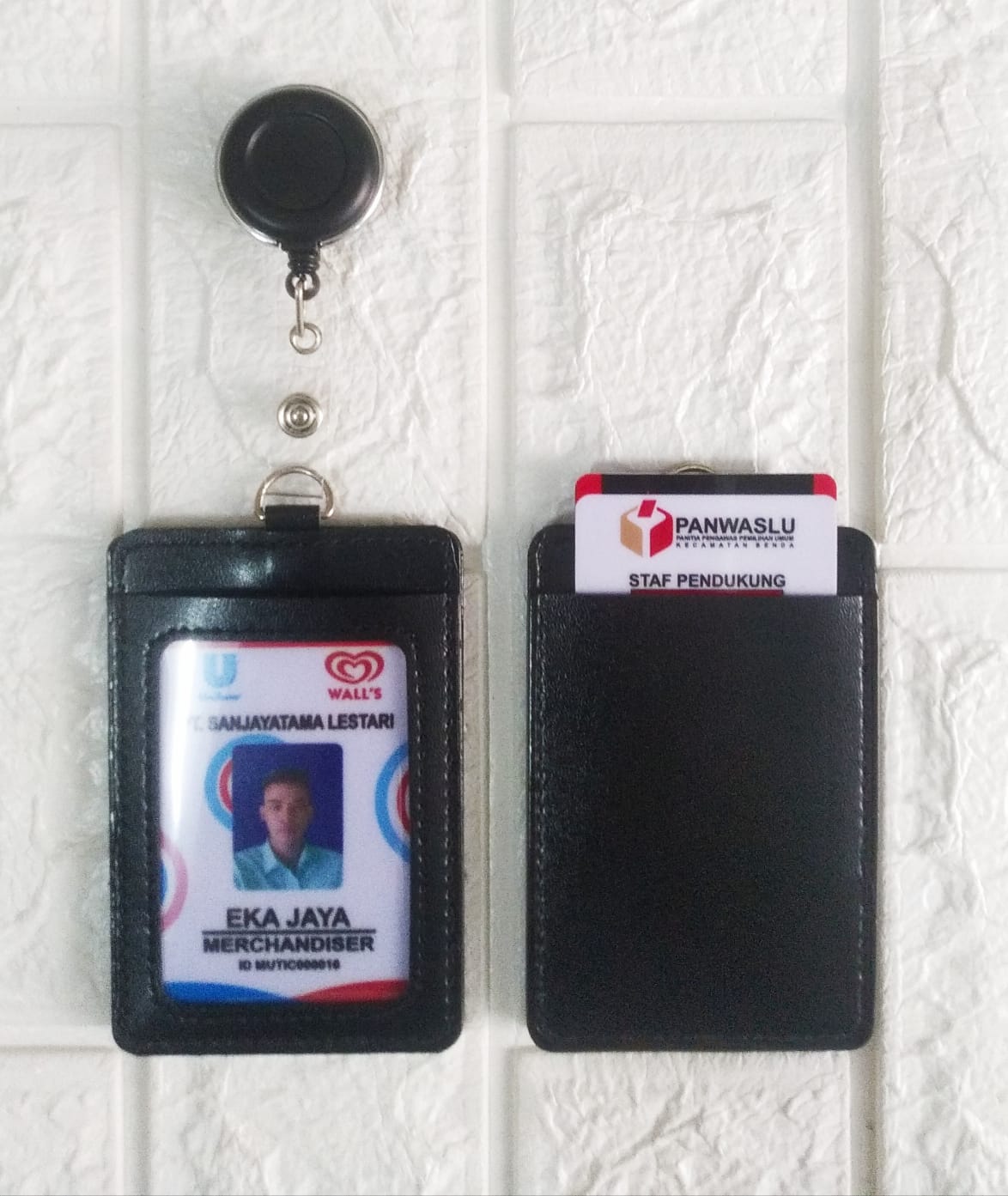 Custom/Cetak ID CARD Paket Lengkap (Gantungan Yoyo + Tempat ID Card ...