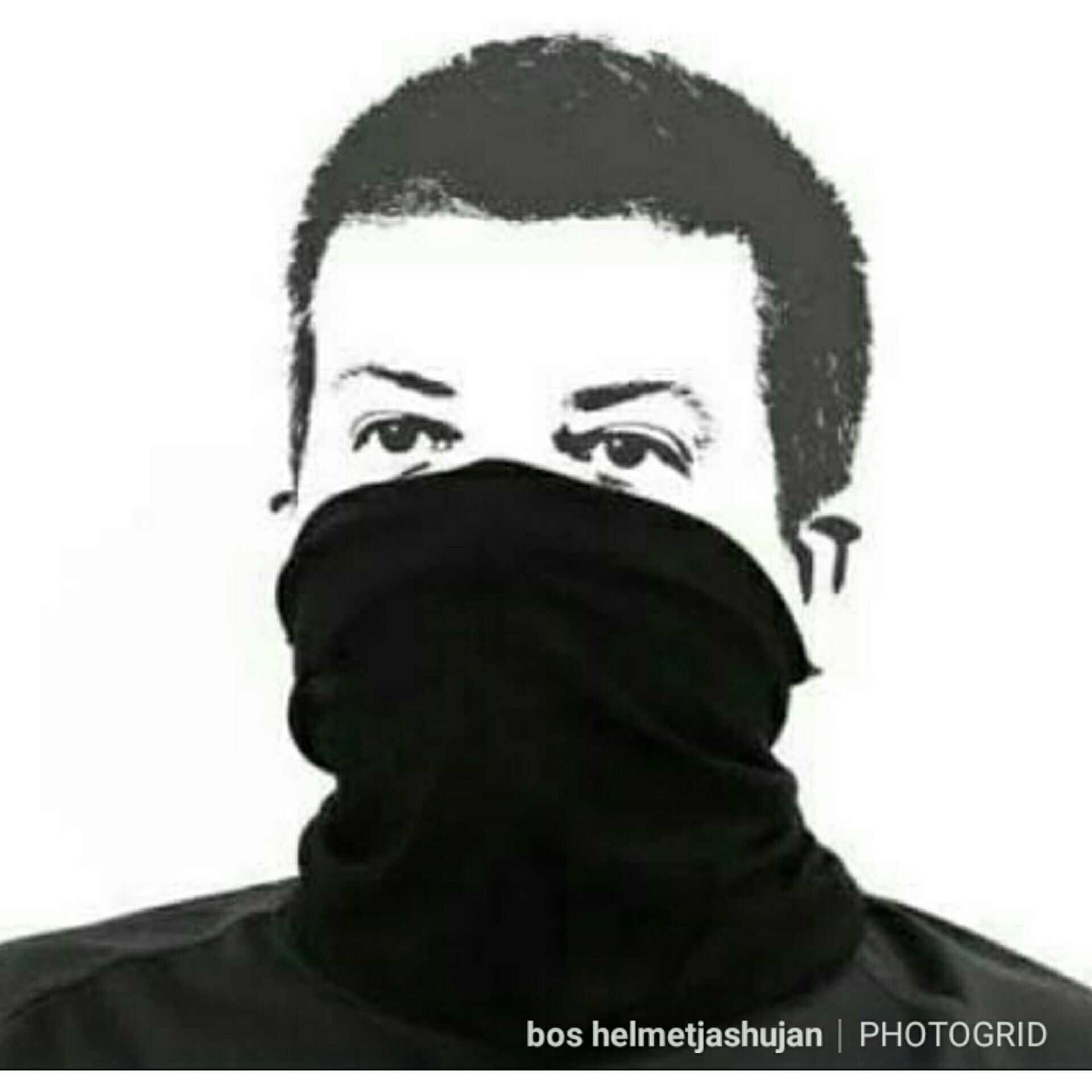 BUFF MASKER HITAM POLOS | Lazada Indonesia