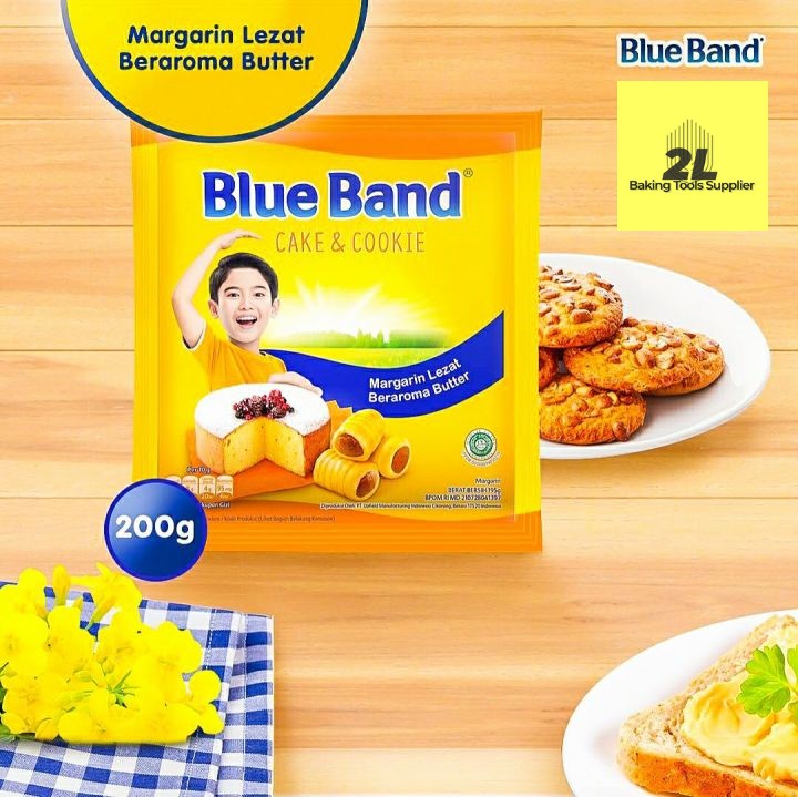 Blue band blueband cake and cookies margarin butter 200gr | Lazada ...
