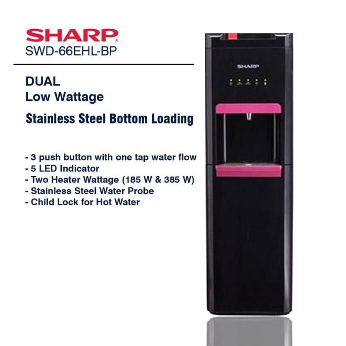 Sharp Water Dispenser SWD-66EHL Dispenser Air Galon Bawah (PALEMBANG ...