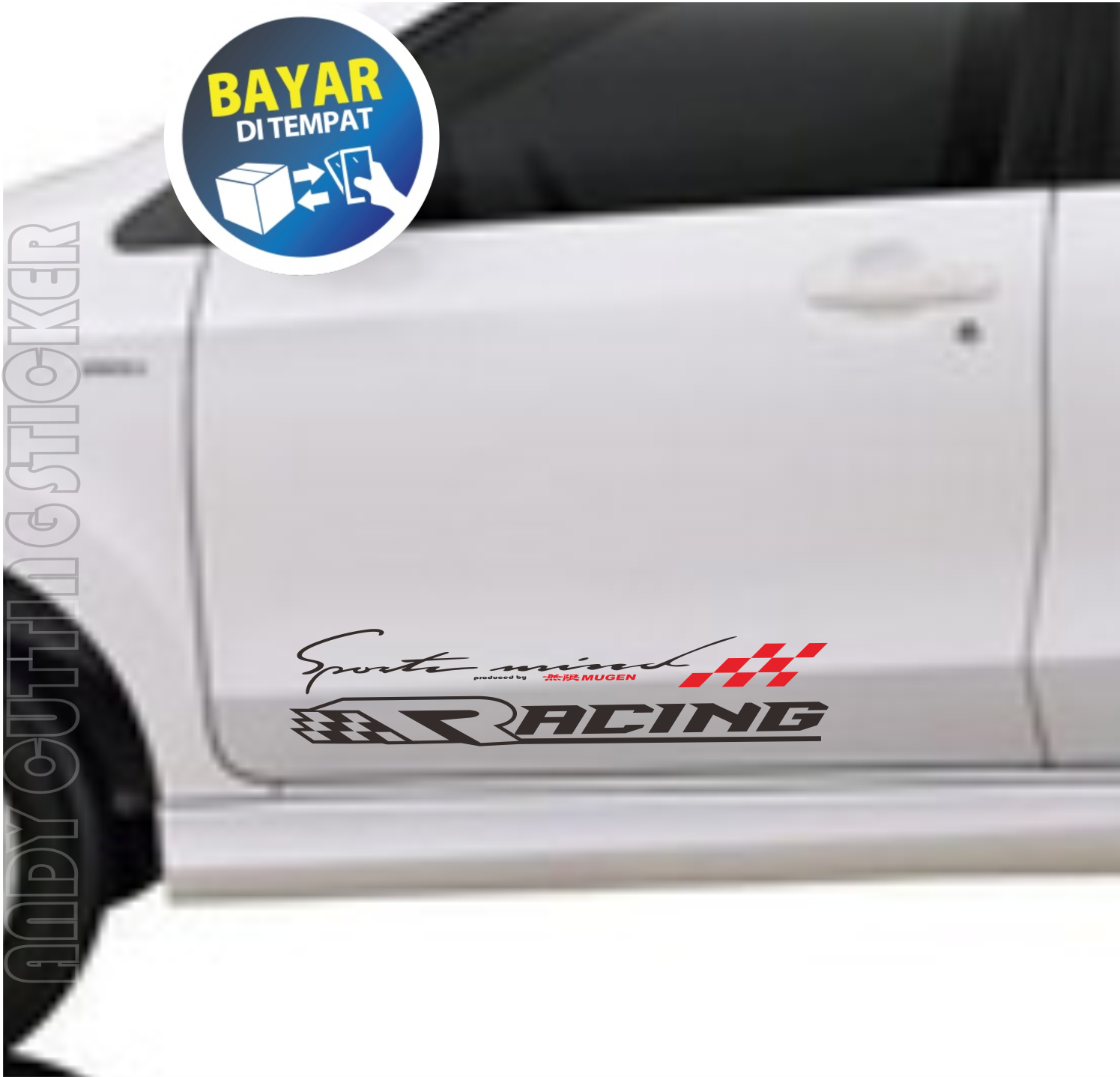 STIKER MOBIL Sport Mind Racing keren kekinian Cutting stiker | Lazada ...
