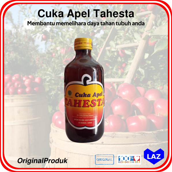 [ COD ][ 1 Botol @ 320 Ml ] Cuka Apel Tahesta Original | Lazada Indonesia