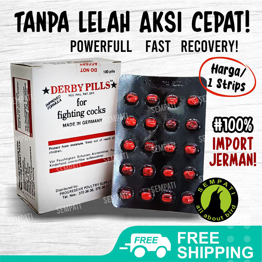 SEMPATI Derby Derbi Pil Import Jerman Vitamin Kapsul Tablet Obat Doping ...