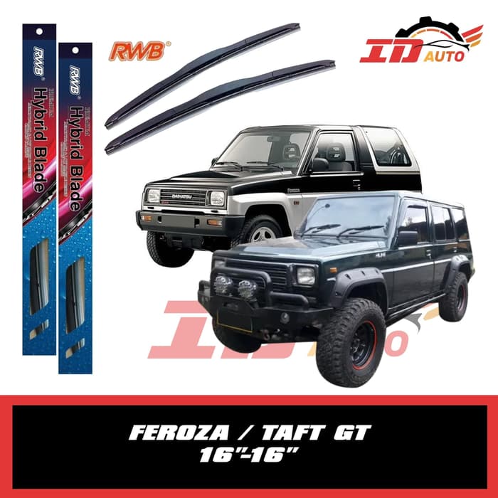 WIPER FEROZA / TAFT GT SET UKURAN 16 DAN 16 MERK RWB | Lazada Indonesia