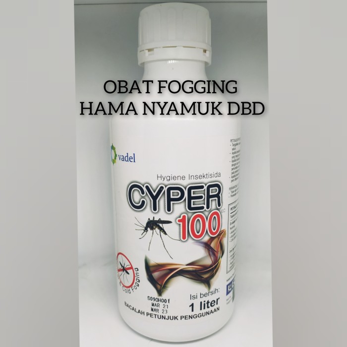 Obat Fogging Nyamuk Dbd Cyper 100 Hygiene Insektisida isi 1 Liter ...