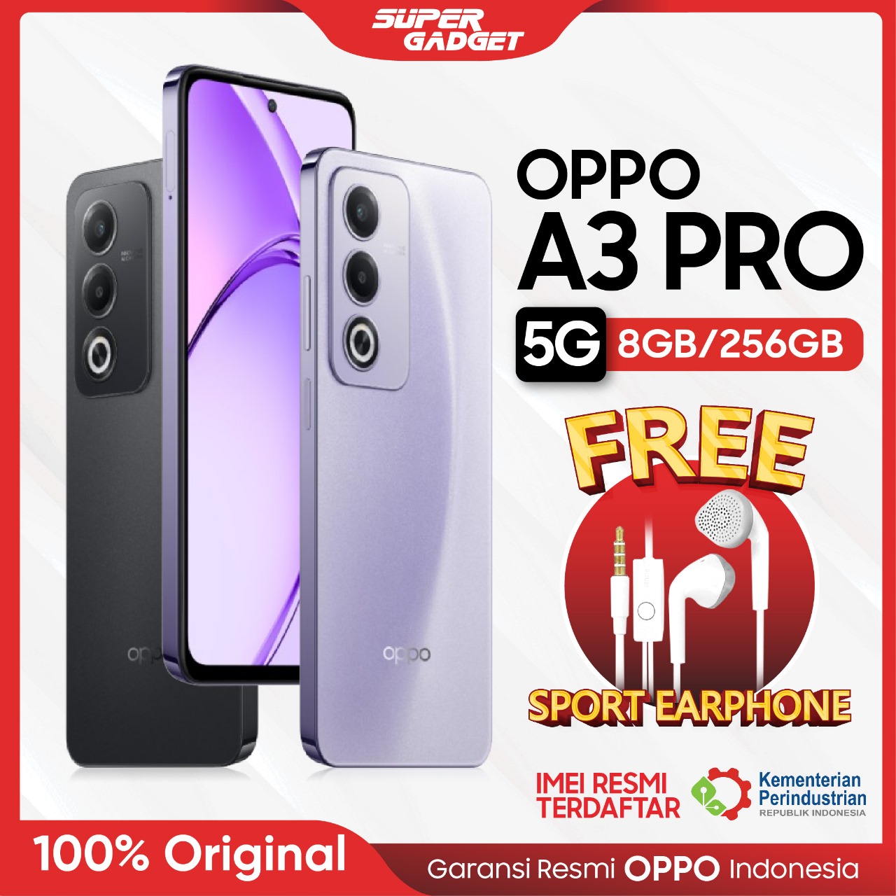 OPPO A3 PRO 5G 8/256 RAM 8GB ROM 256GB 8 256 GB | Lazada Indonesia