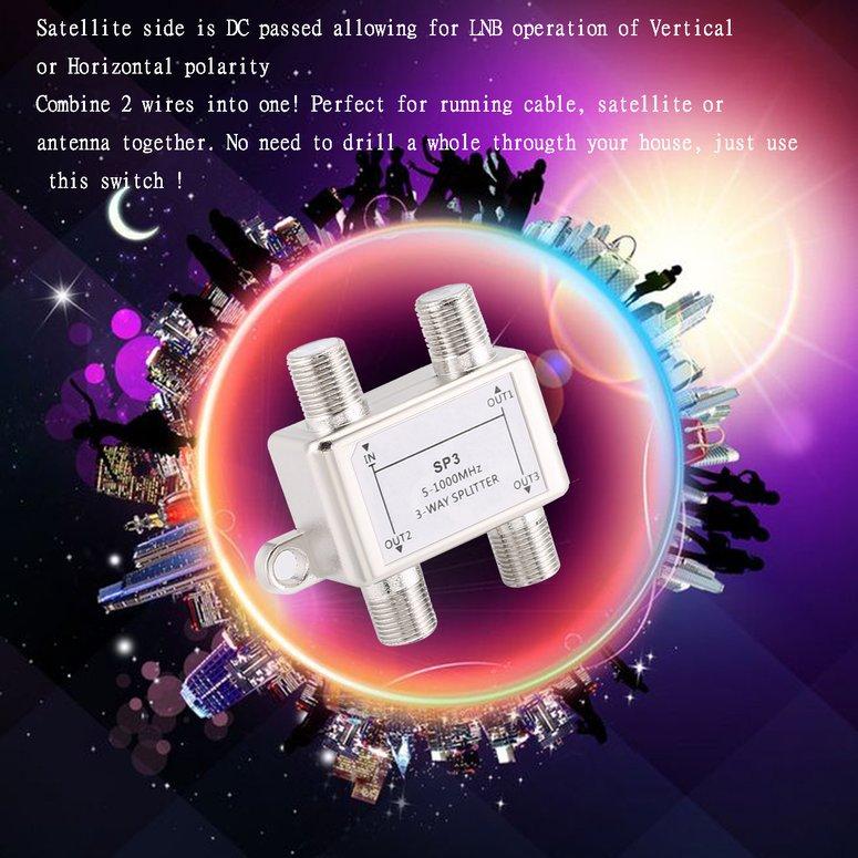 Hot Sale SP22 Way Cable Splitter Satellite Multiswich CATV Signal Mixer ...