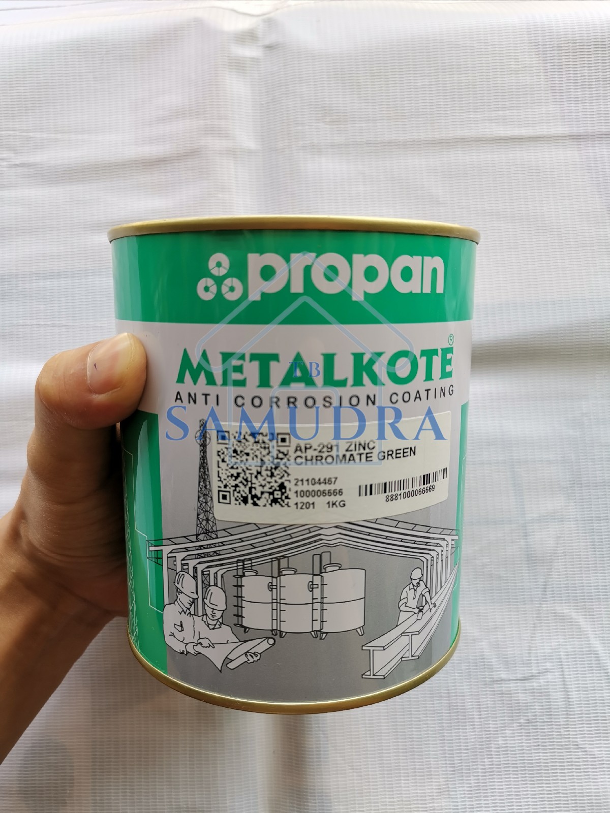 Propan METALKOTE 1Kg Zinc Chromate AP-291 Cat Dasar Anti Karat Besi ...