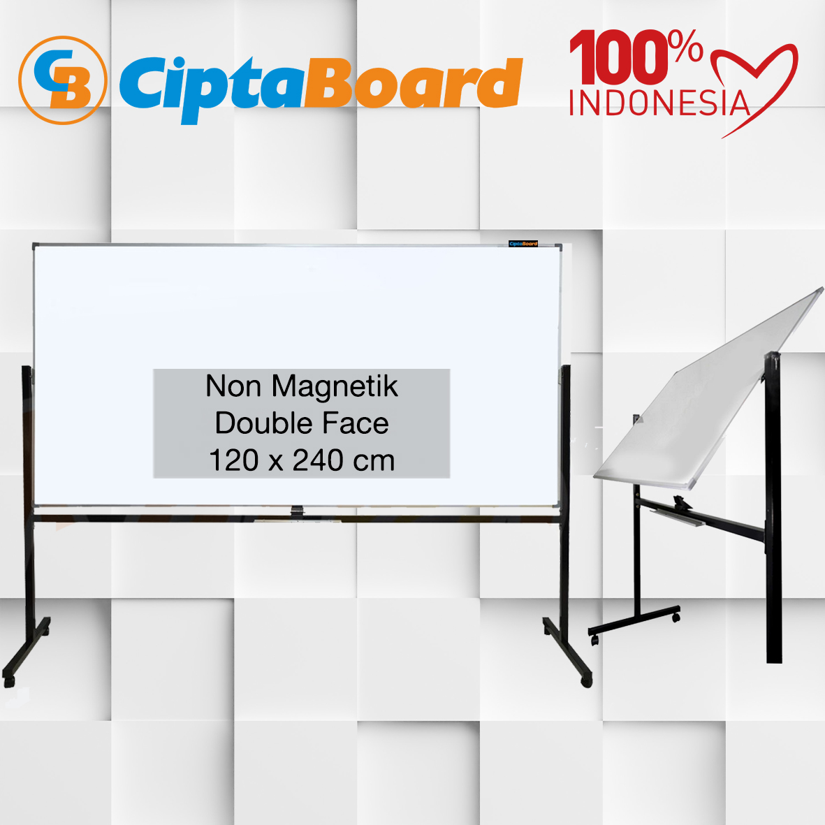 Whiteboard / Papan tulis / Papan board / Mading / Whiteboard Stand ...