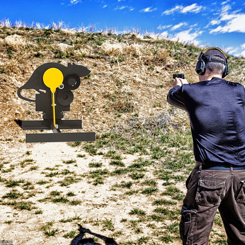 Practice Targets Heavy Duty Steel Resetting Field Target Fireing Paint ...