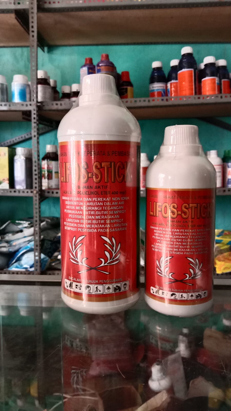 LIFOS-STICK Perekat Perata Pembasah PESTISIDA Penembus Tanaman 500ml ...