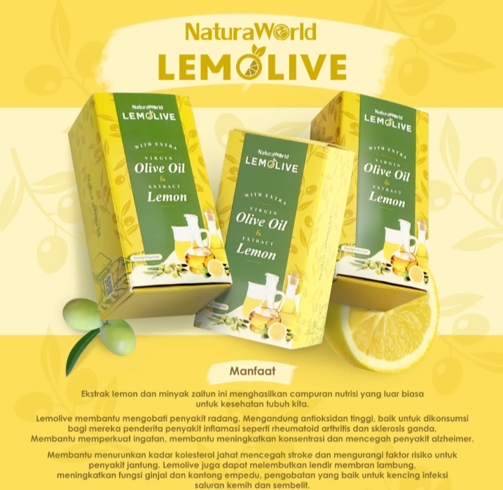 LEMOLIVE NATURAWORLD - 1 BOX ISI 10 SACHET | Lazada Indonesia