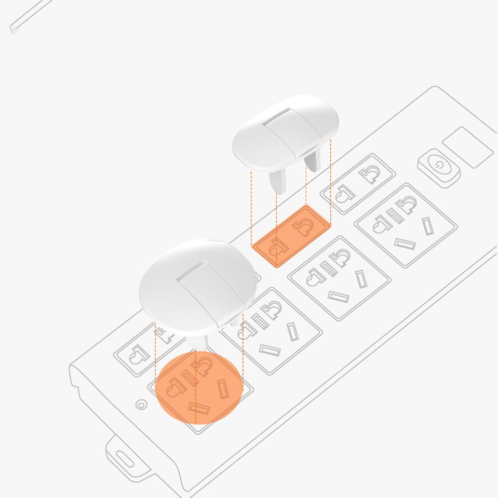 A4QUT 10ชิ้น/เซ็ต Plug Cap Anti Shock Security Lock Cover Baby Safety ...