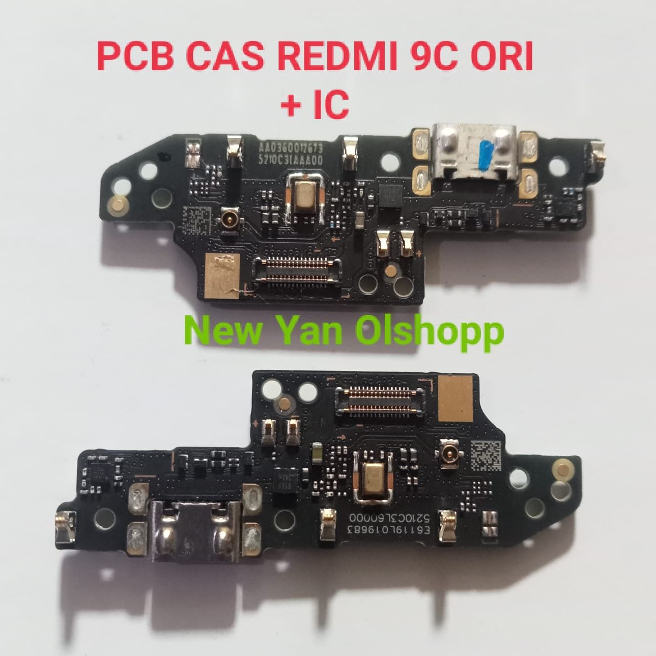 Konektor Charger Xiaomi Redmi 9C USB Papan Cas Mic Pcb Board Ori With ...