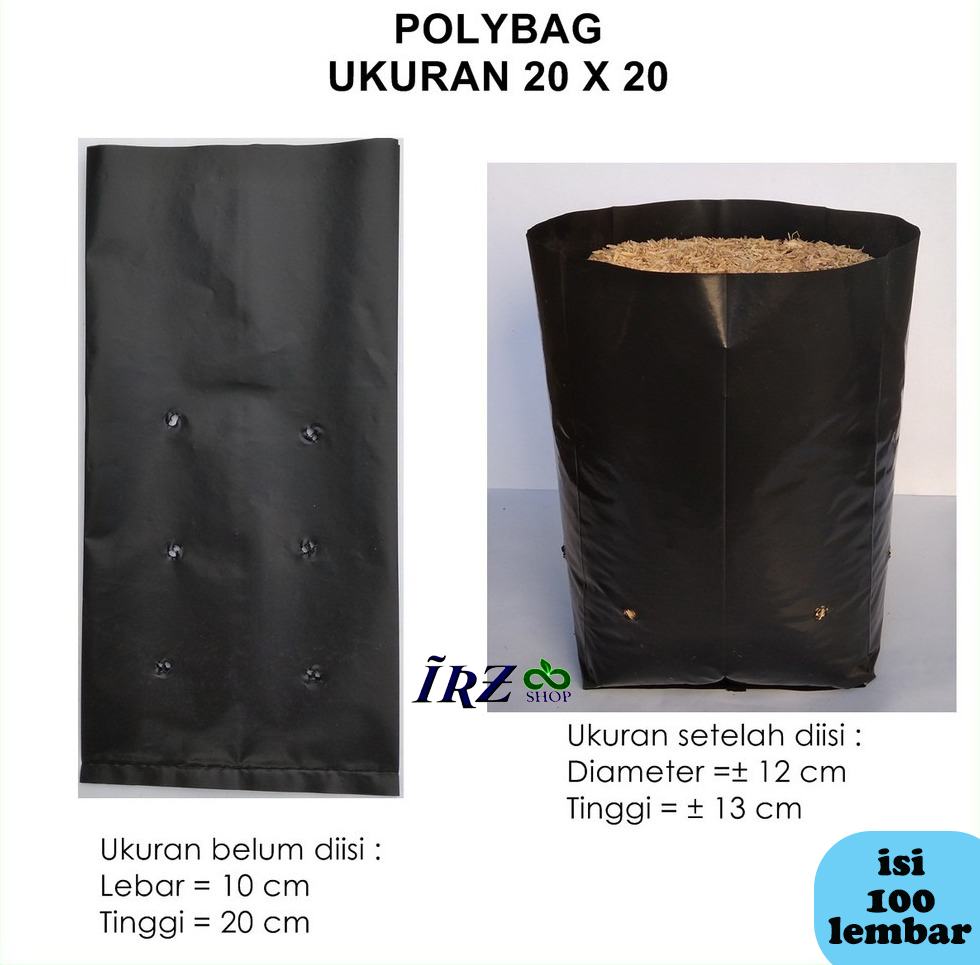 Polibag 20 cm isi 100 Lembar | Lazada Indonesia